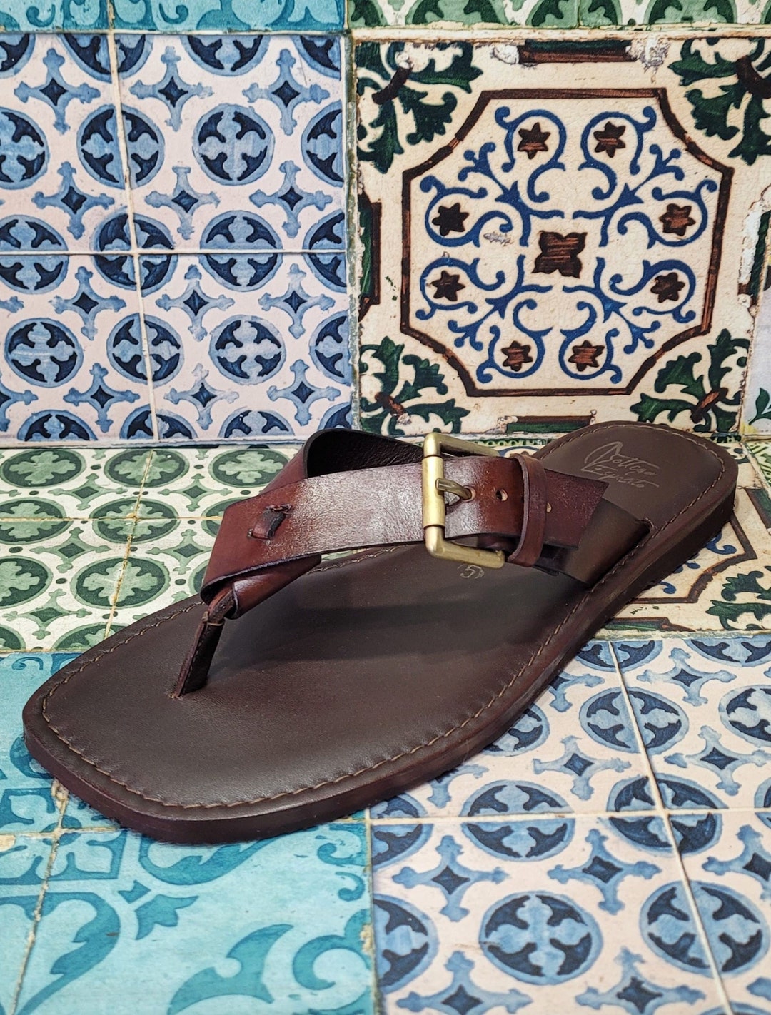 Handmade Men's Sandals Handmade With Quality Materials: Real Leather ...