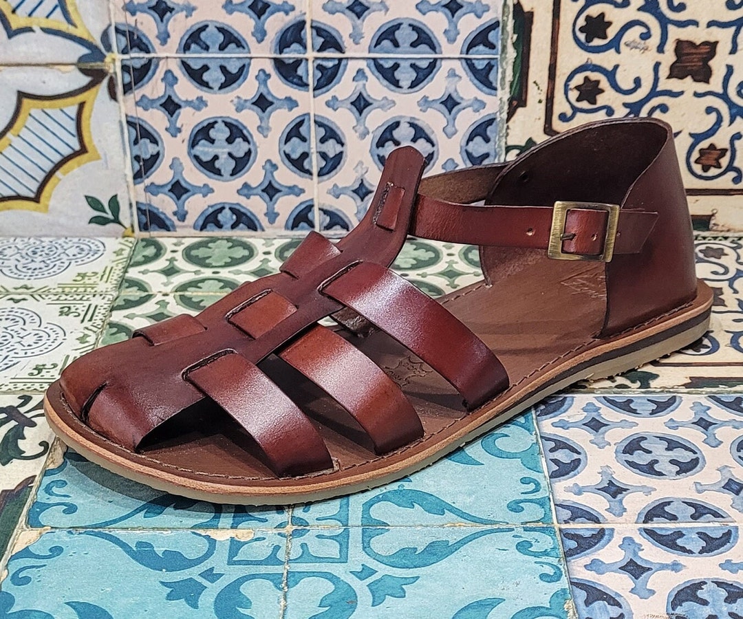 Handmade Men's Sandals Made With Quality Materials: Genuine Leather and ...