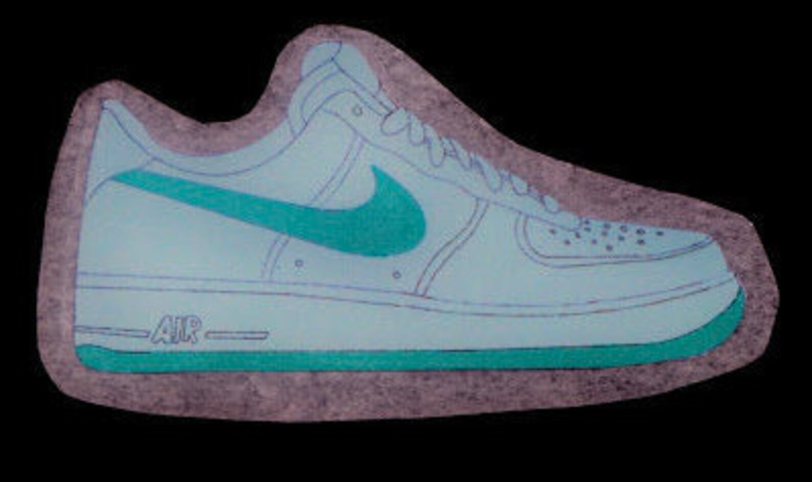 Nike Air Force One Stickers Cute and Aesthetic Stickers - Etsy