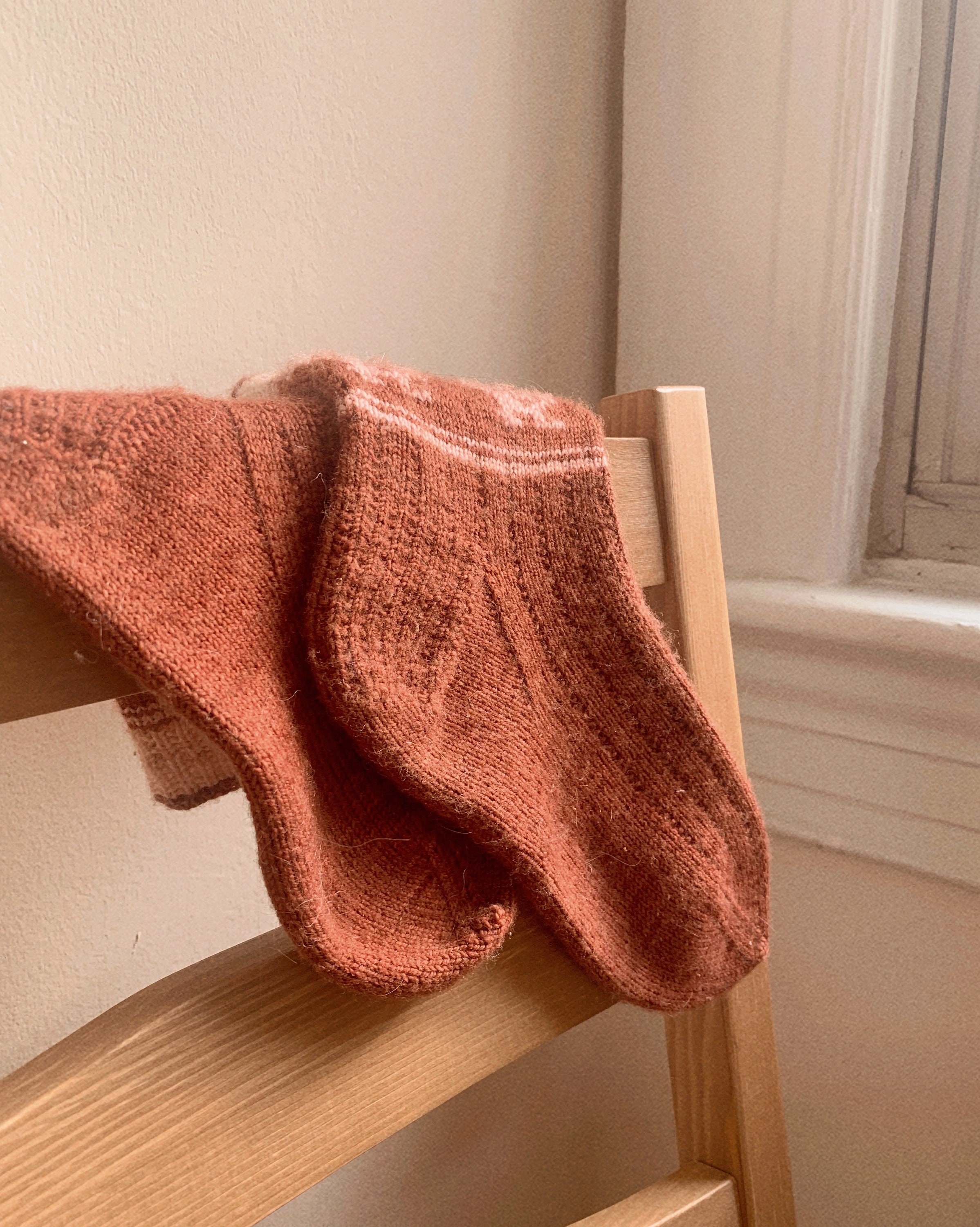 Barn Door Socks // Chicken Colorwork Socks // Bloom and Create Designs ...