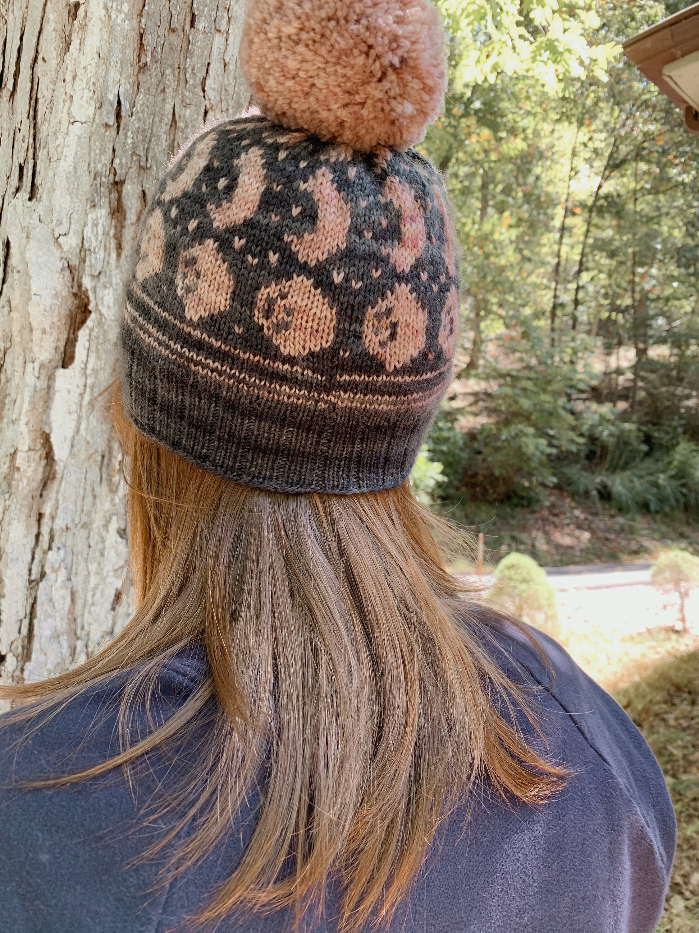 Many Moons Hat // Knitting Pattern // Easy Colorwork Knit Hat Pattern ...