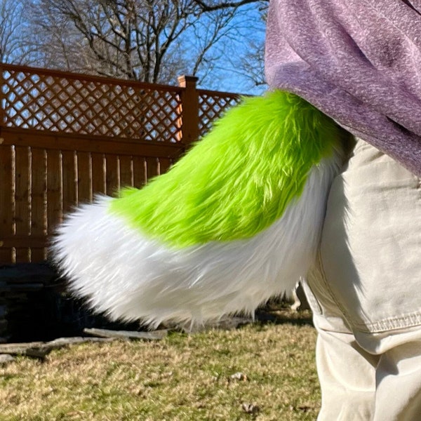 Lime Green Faux Fur - Etsy