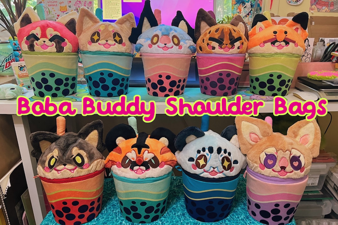 Boba Buddy Shoulder Bags - Etsy