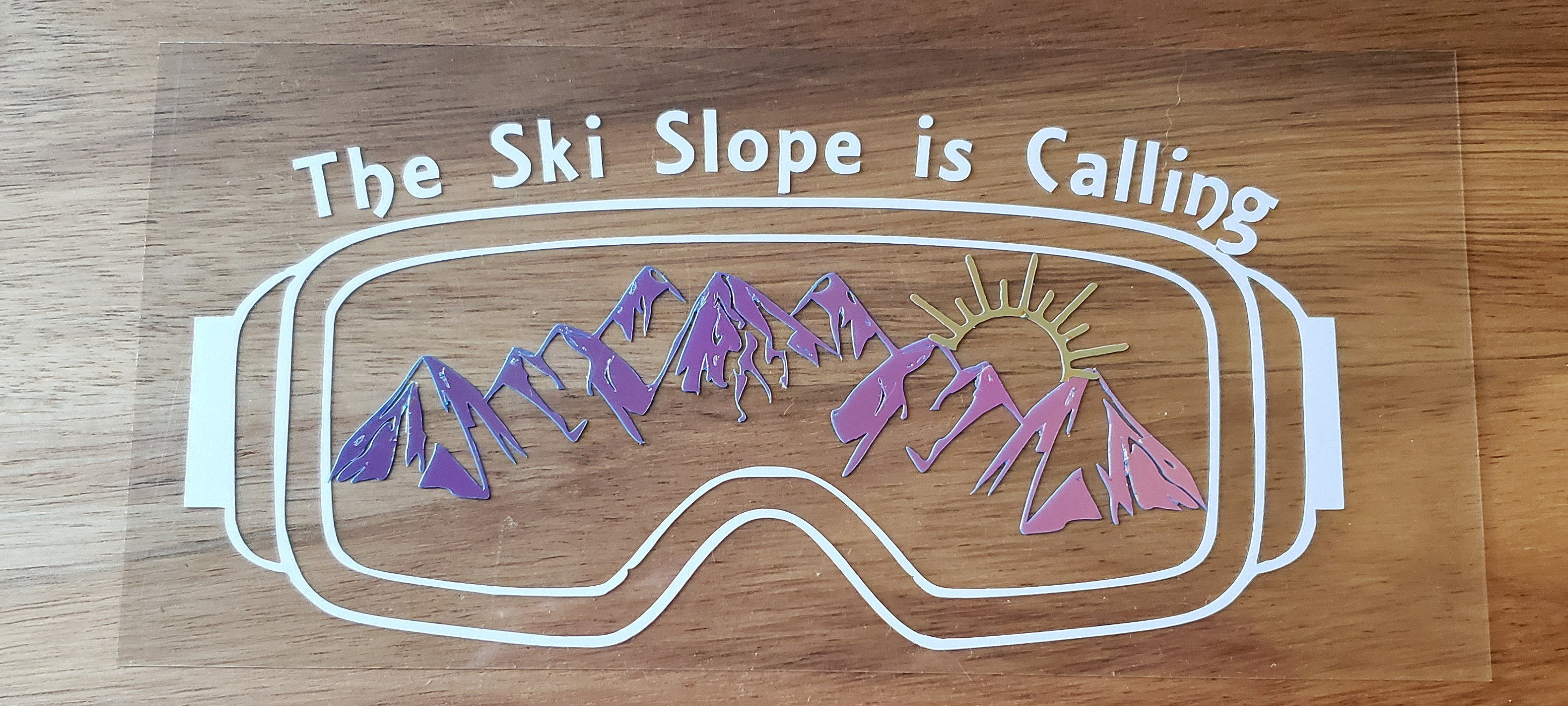 Ski Goggle Decal - Etsy