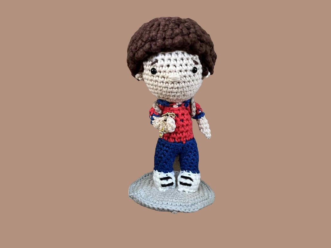 Crocheted St. Carlo Acutis Doll – Handmade Modern Saint Plush ...