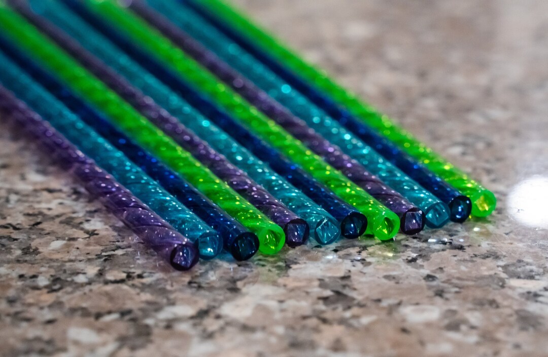 Neon Reusable Straw | Cold Cup Straw | Iced Coffee Straw | Drink Straw ...