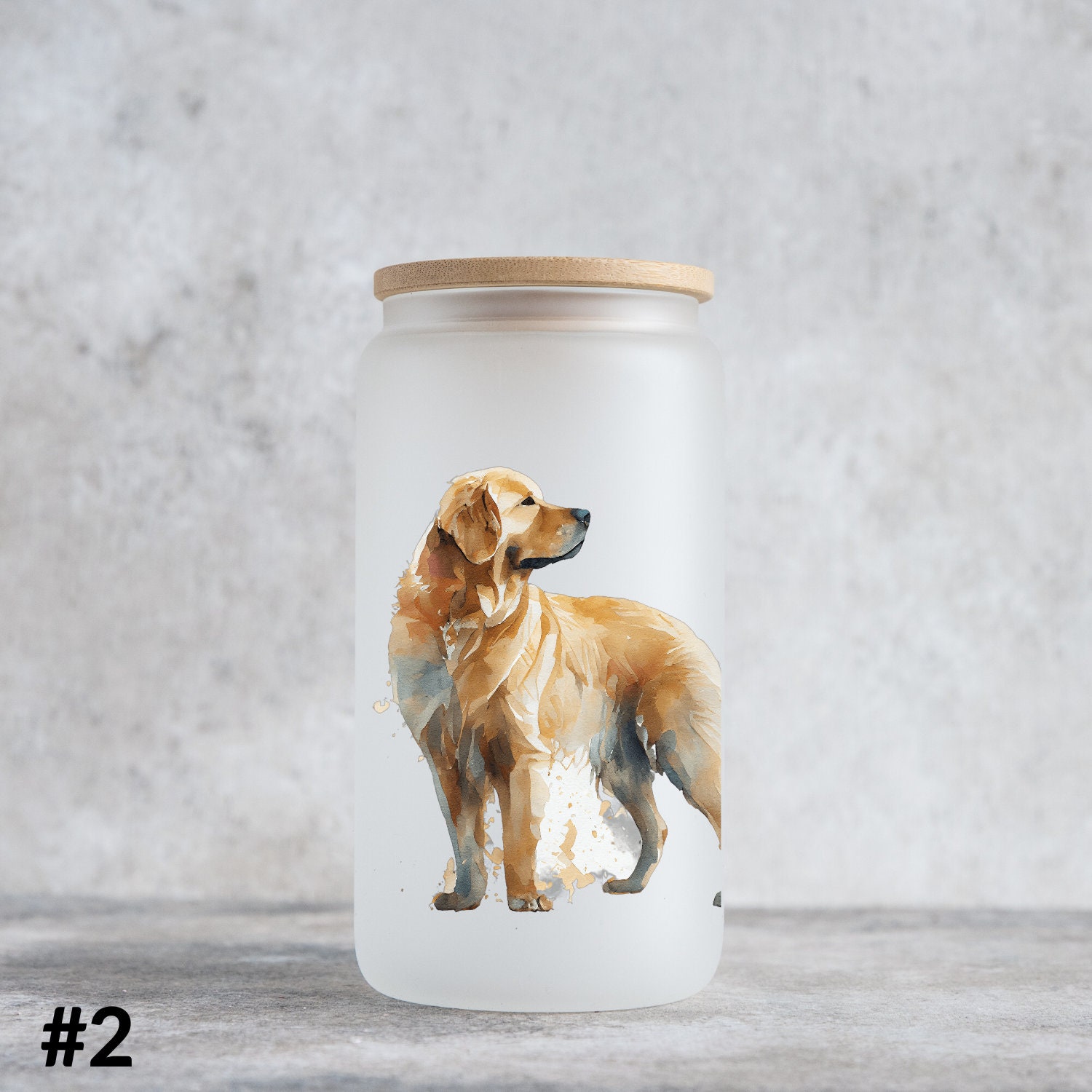 Golden Retriever Beer Can Glass Dog Mom Gift Golden - Etsy
