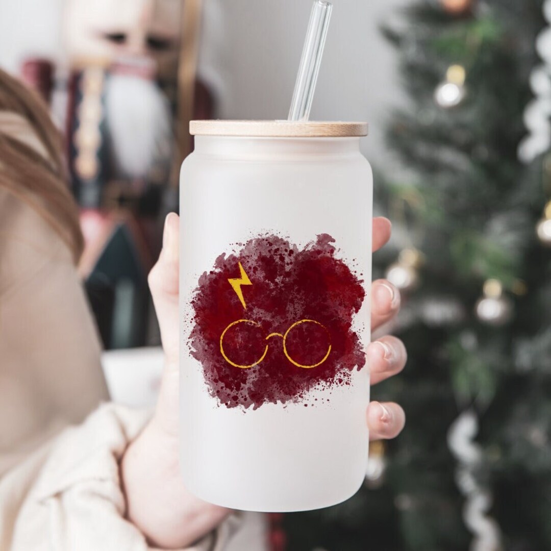 Wizard Scar Magic Beer Can Glass HP Mug Magic Mug Iced - Etsy