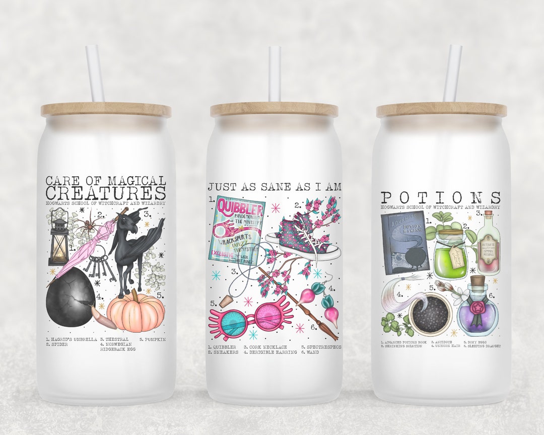 Wizard Magic Beer Can | Glass HP Mug | Potions Mug | HP Coffee Cup ...