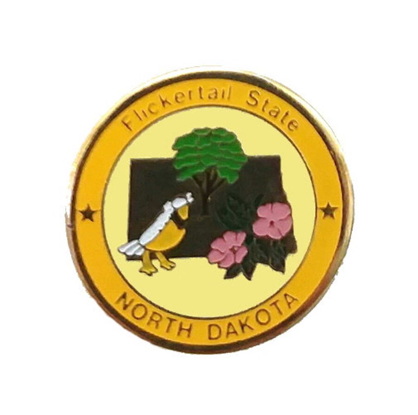 North Dakota Pin State of North Dakota Pins Collector Travel - Etsy