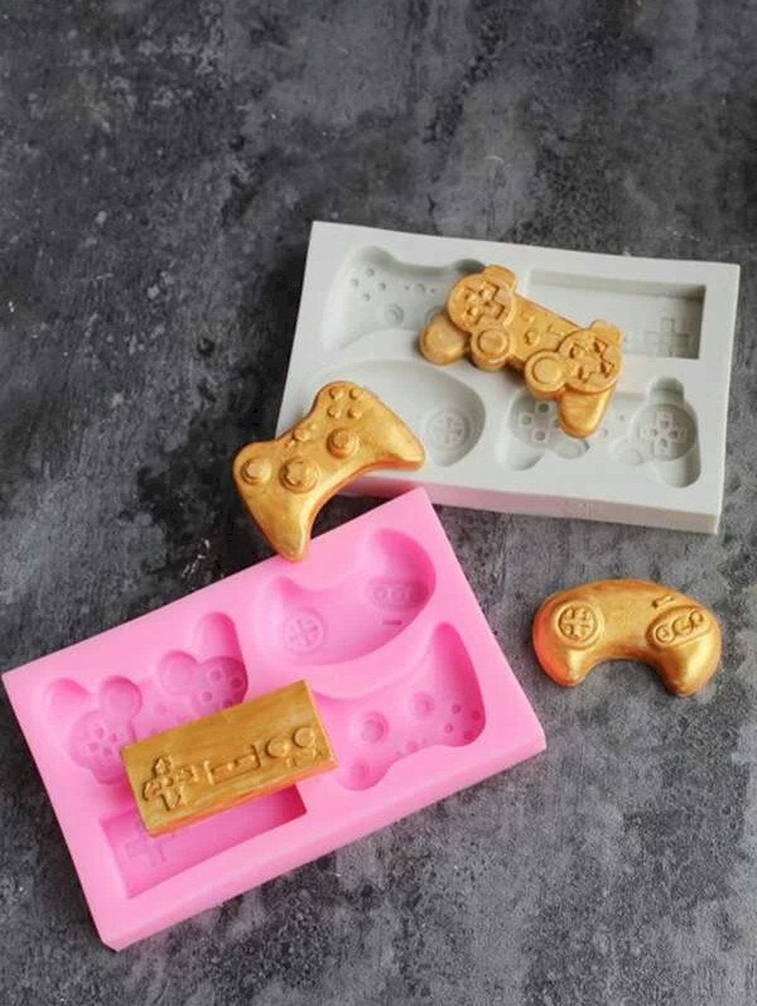 4 Cavity Game Console Fondant Mold - Etsy