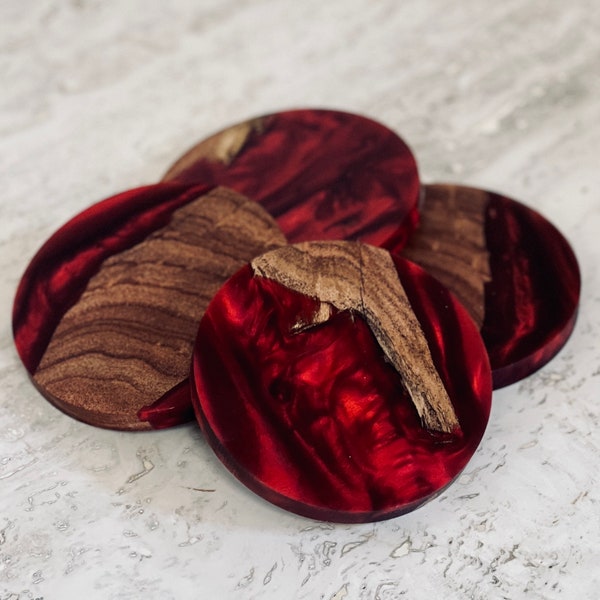 Epoxy Coasters - Etsy