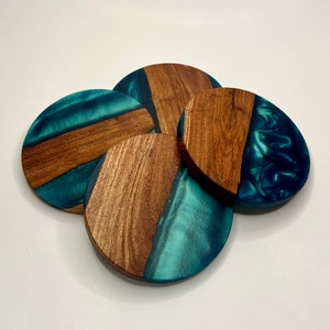 Epoxy Coasters - Etsy