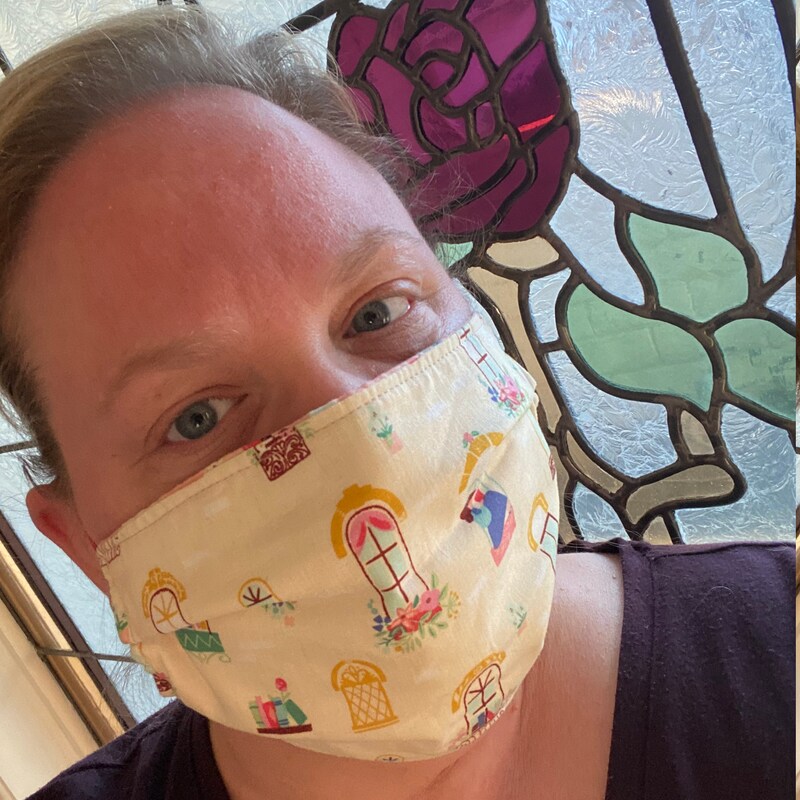 Bookworm Face Mask - Etsy