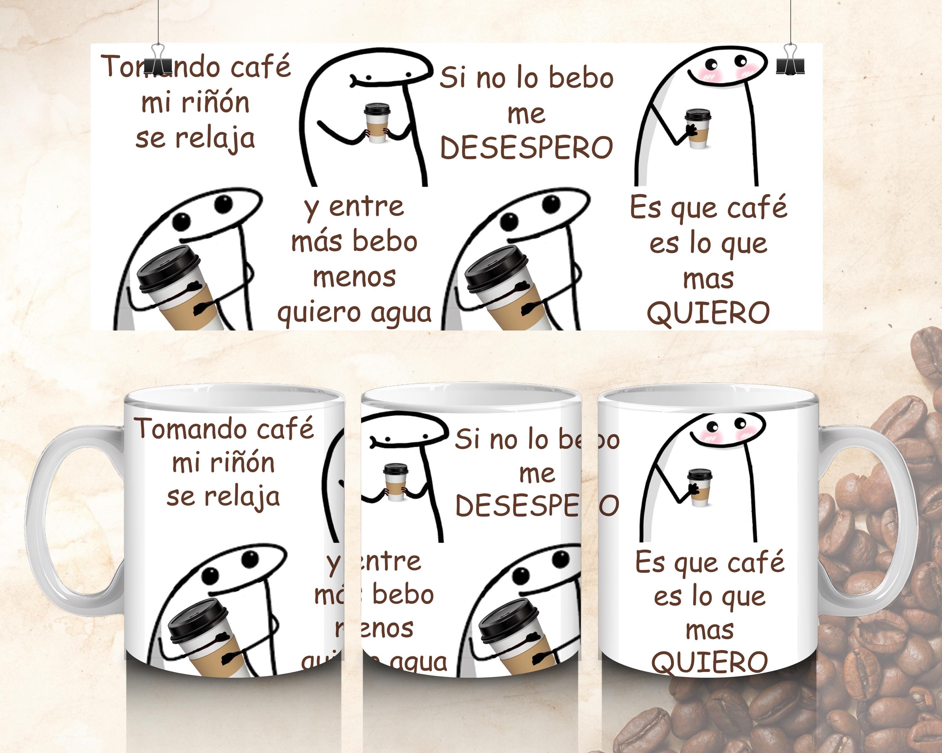 Drinking Coffee Cup Flork 11oz / 15oz Mug- Flork Meme Character Tomando ...