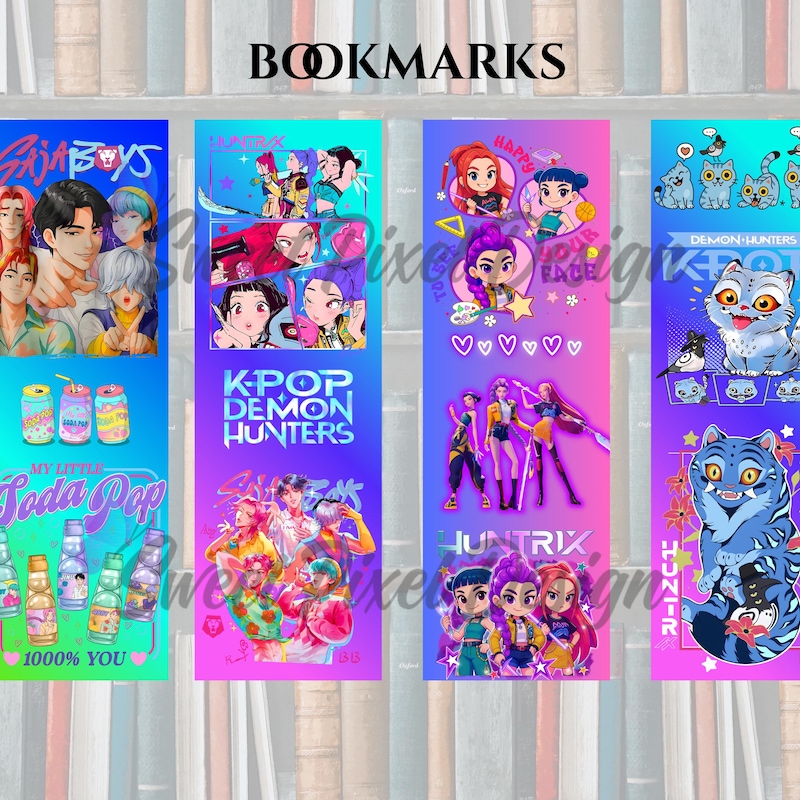 Kpop Demon Hunters Bookmark - Etsy