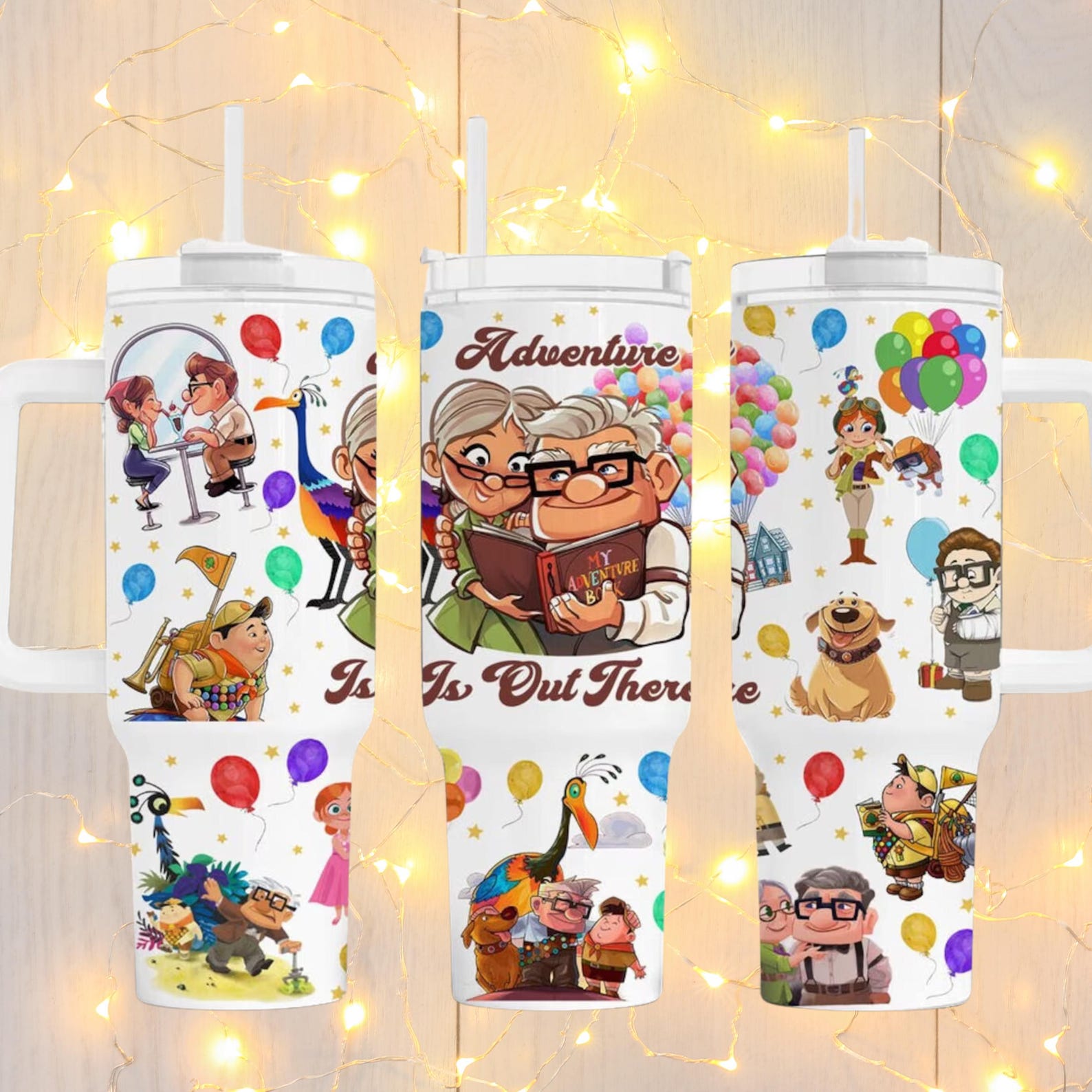 40oz Stainless Steel Dupe | CARTOON UP | Carl and Ellie | Adventure is ...