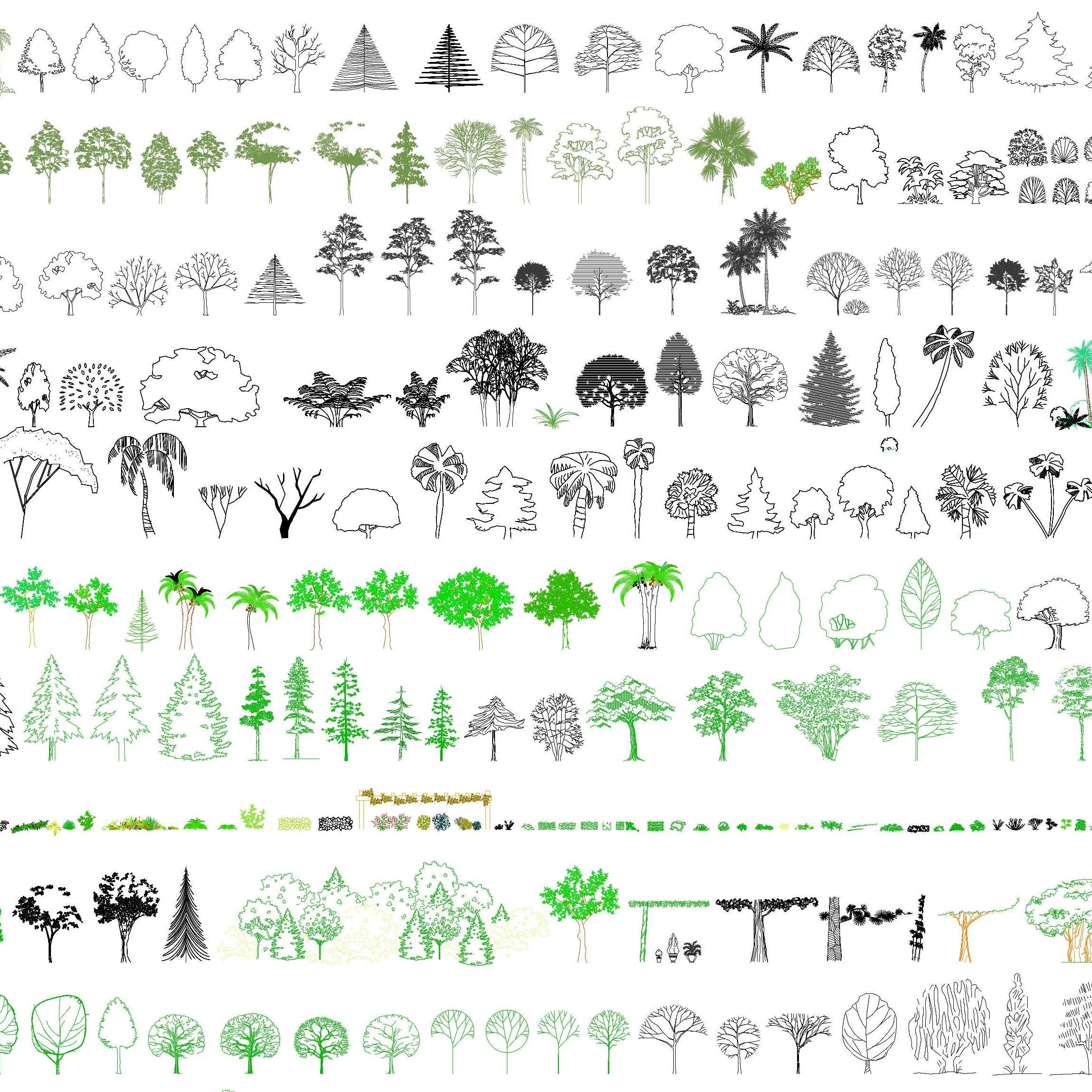 Autocad 2D DWG Blocks Templates Drawings-human, Facade, Bathroom ...