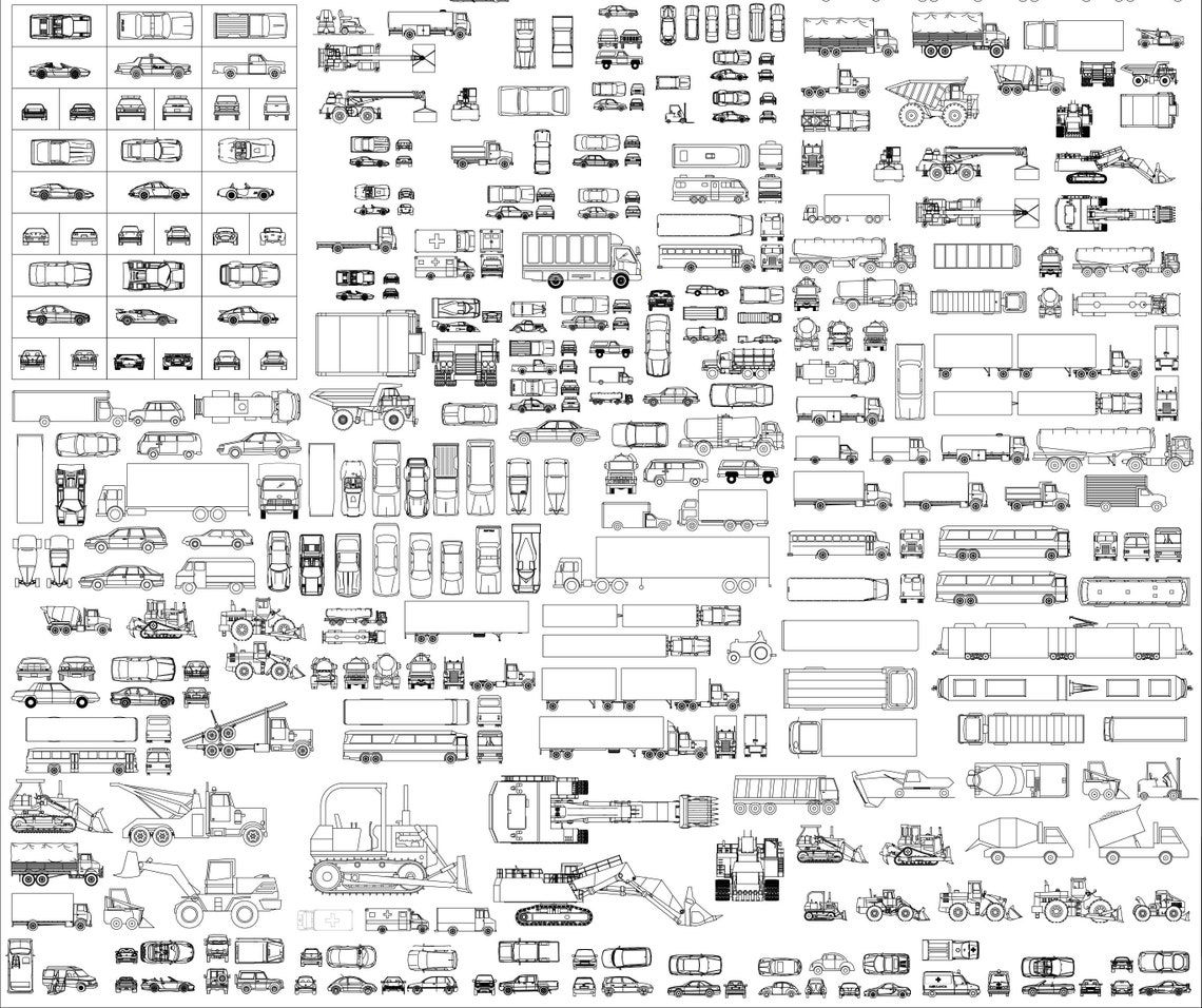 Autocad 2D DWG Blocks Templates Drawings-human, Facade, Bathroom ...