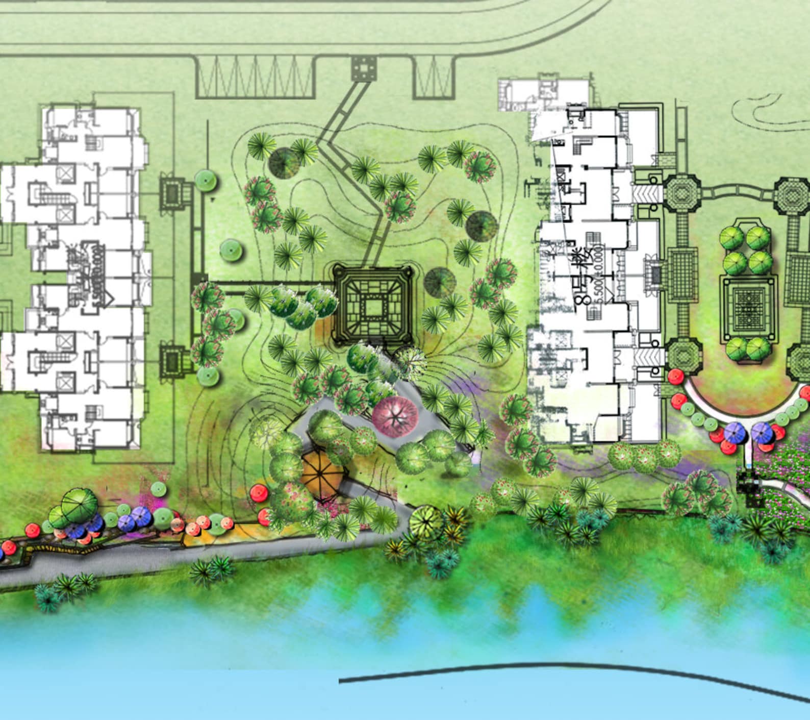 Landscape Tree Planarchitectural Illustration Tree Plan View PNG/PSD ...