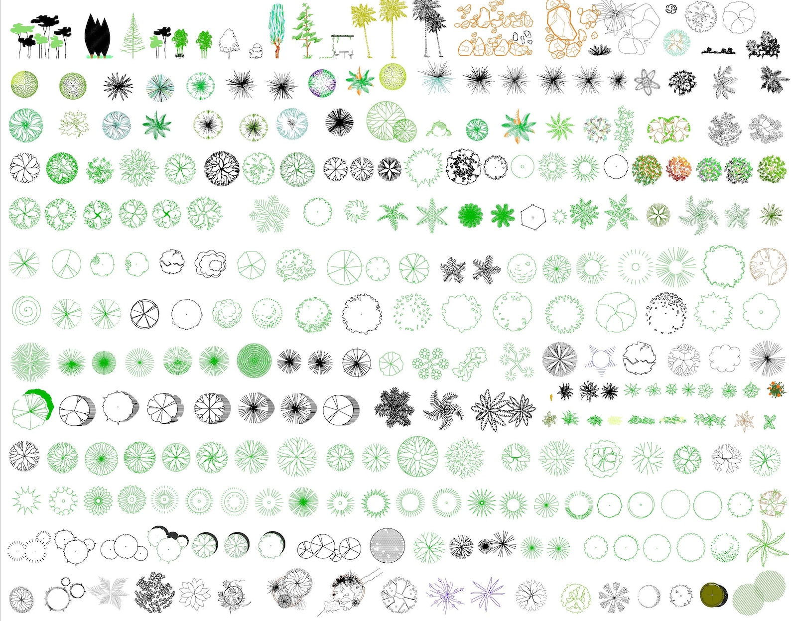 Autocad 2D DWG Blocks Templates Drawings-human, Facade, Bathroom ...
