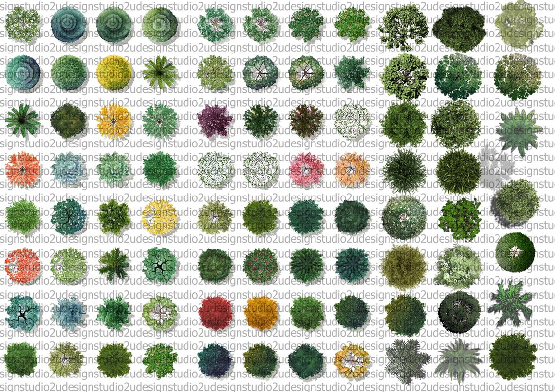 Photoshop PSD-Landscape Vector Clipart render PNG/PSD/Jpg | Etsy