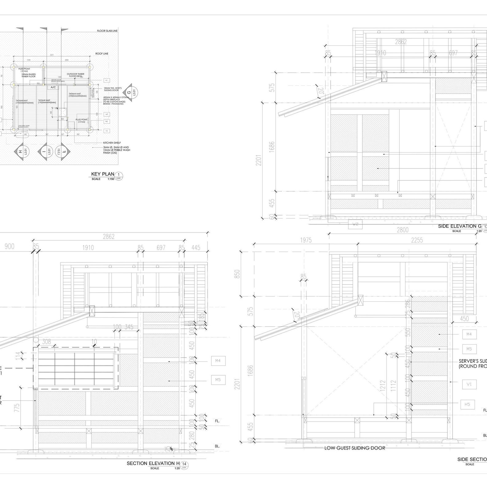 Autocad 2D DWG Blocks Templates Drawings Japanese Tea Room | Etsy