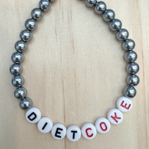 Diet Coke Friendship Bracelet - Made to Order, Fully Customizable - Etsy