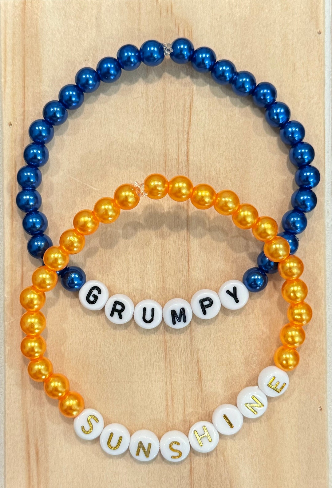 Grumpy/sunshine Book Trope Friendship Bracelet - Made to Order ...