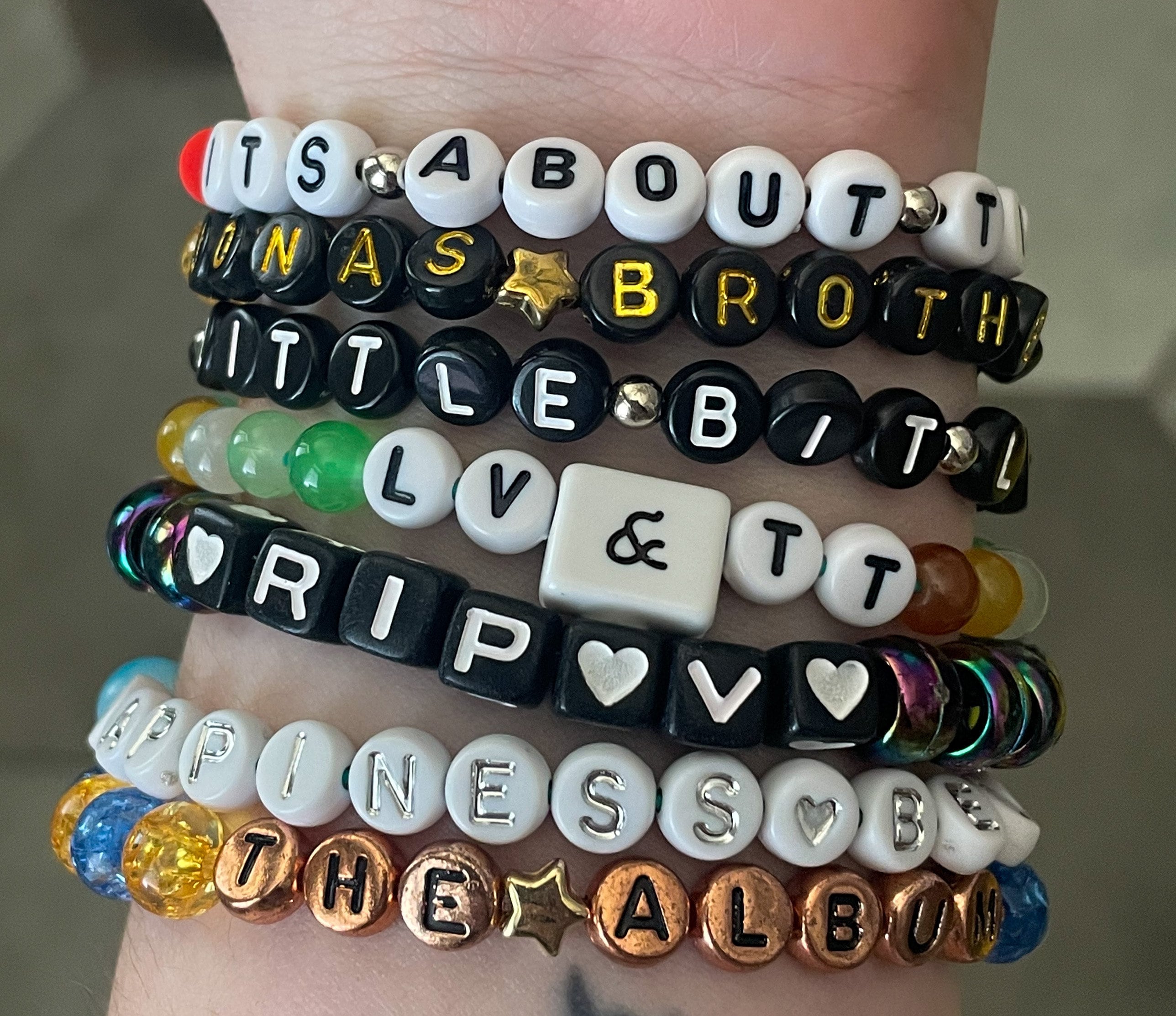 Jonas Brothers Album Inspired Friendship Bracelets - Etsy