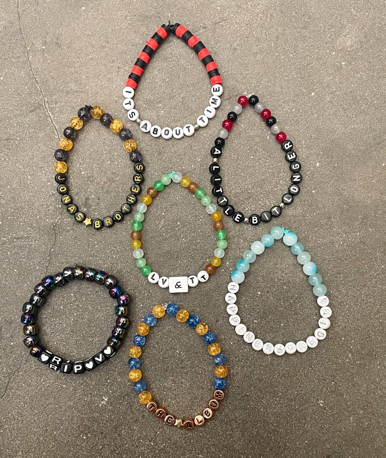Jonas Brothers Album Inspired Friendship Bracelets - Etsy