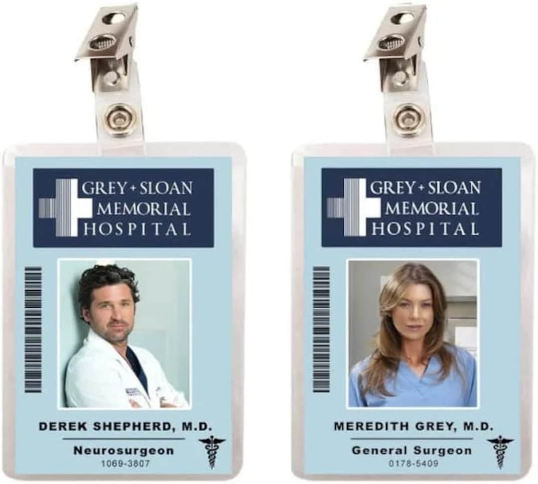 Grey's Anatomy Derek Shepherd & Meredith Grey Sloan Memorial Hospital ...