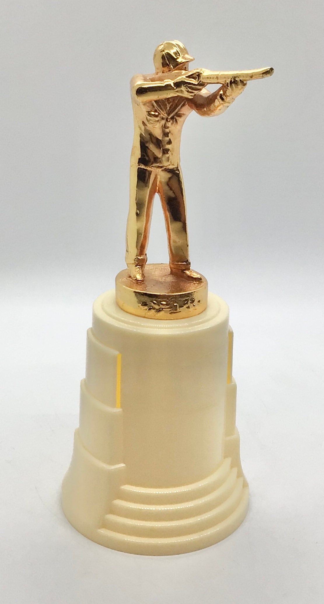 Vintage Gun Shooting Gold Trophy Award Rifle Marksmanship Army - Etsy