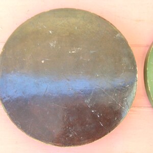 Large Flat Circular Vintage Bird Storage Box Bohemian Eclectic Decor - Etsy