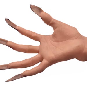 Vintage Large Rubber Witch Hand Halloween Decoration Horror Prop Spooky ...