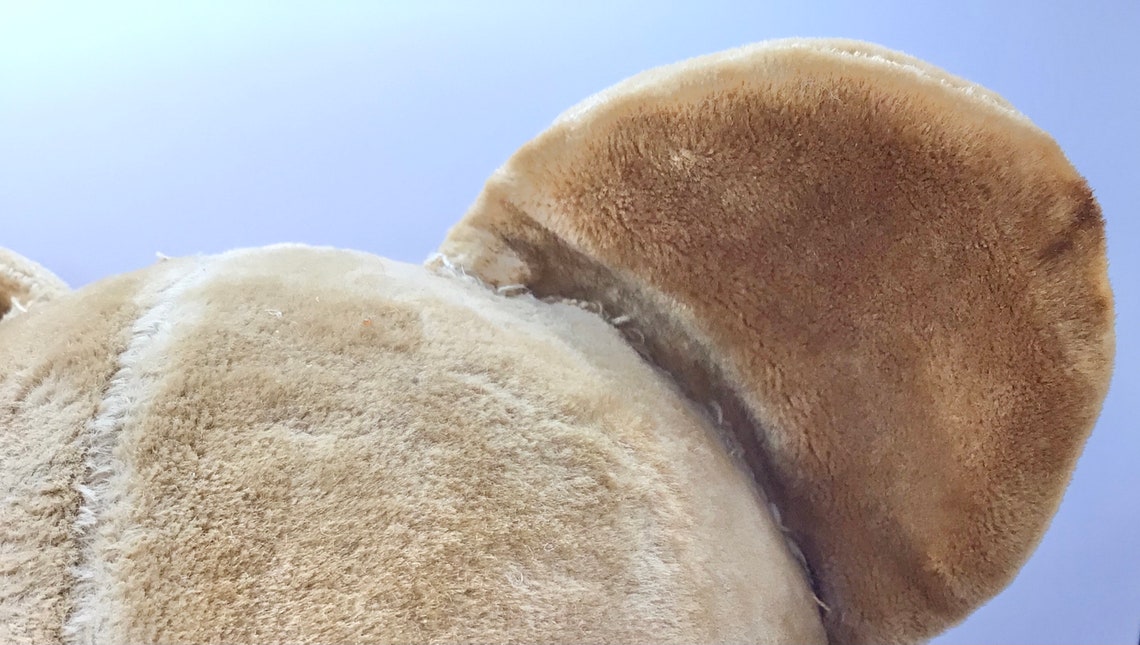 Kooky Vintage 1960s Teddy Bear Plush Stuffed Animal Googly - Etsy