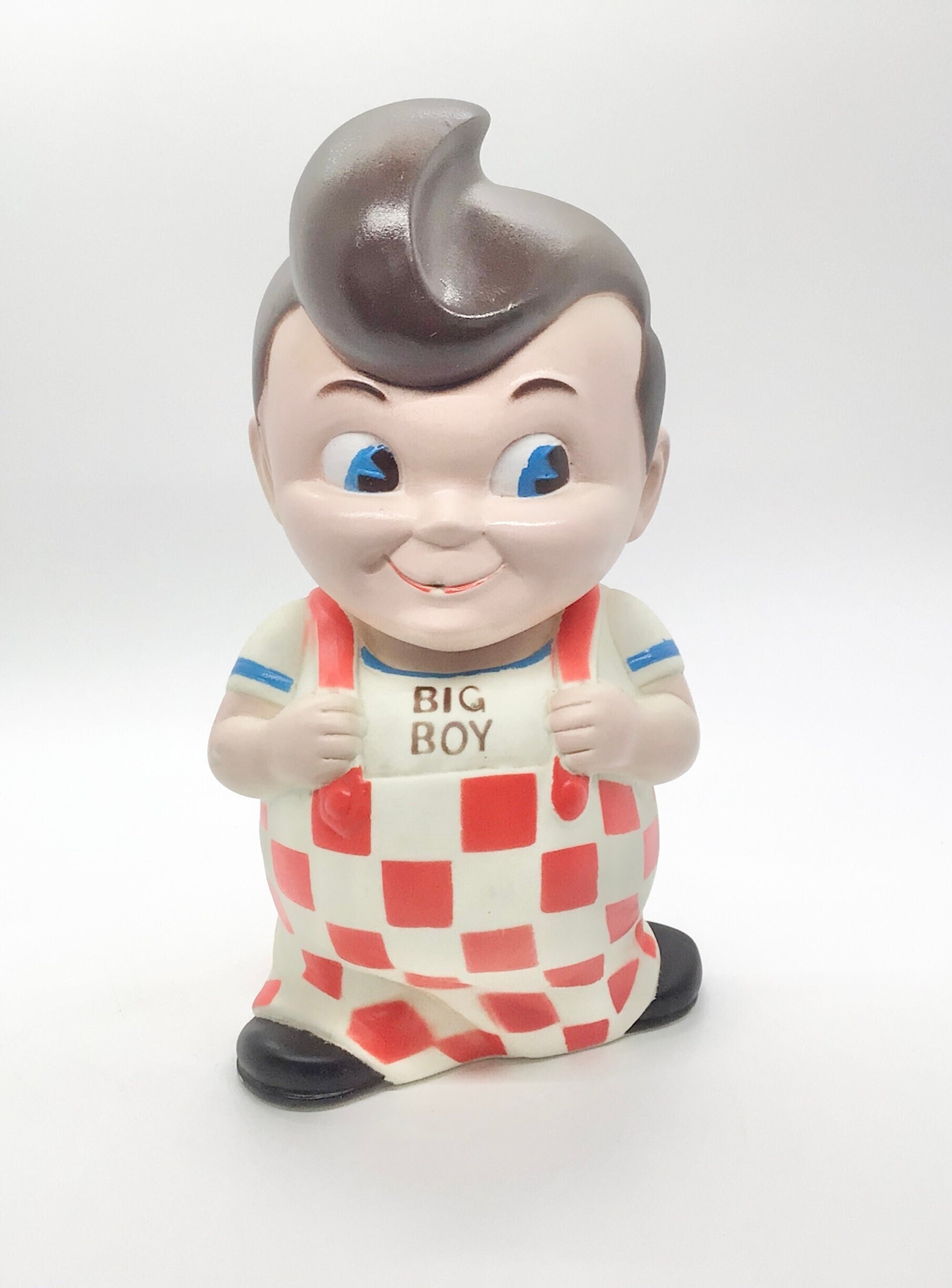 Vintage Big Boy Coin Piggy Bank Figurine Doll Toy Display Cute Kitsch Kawaii Etsy Australia