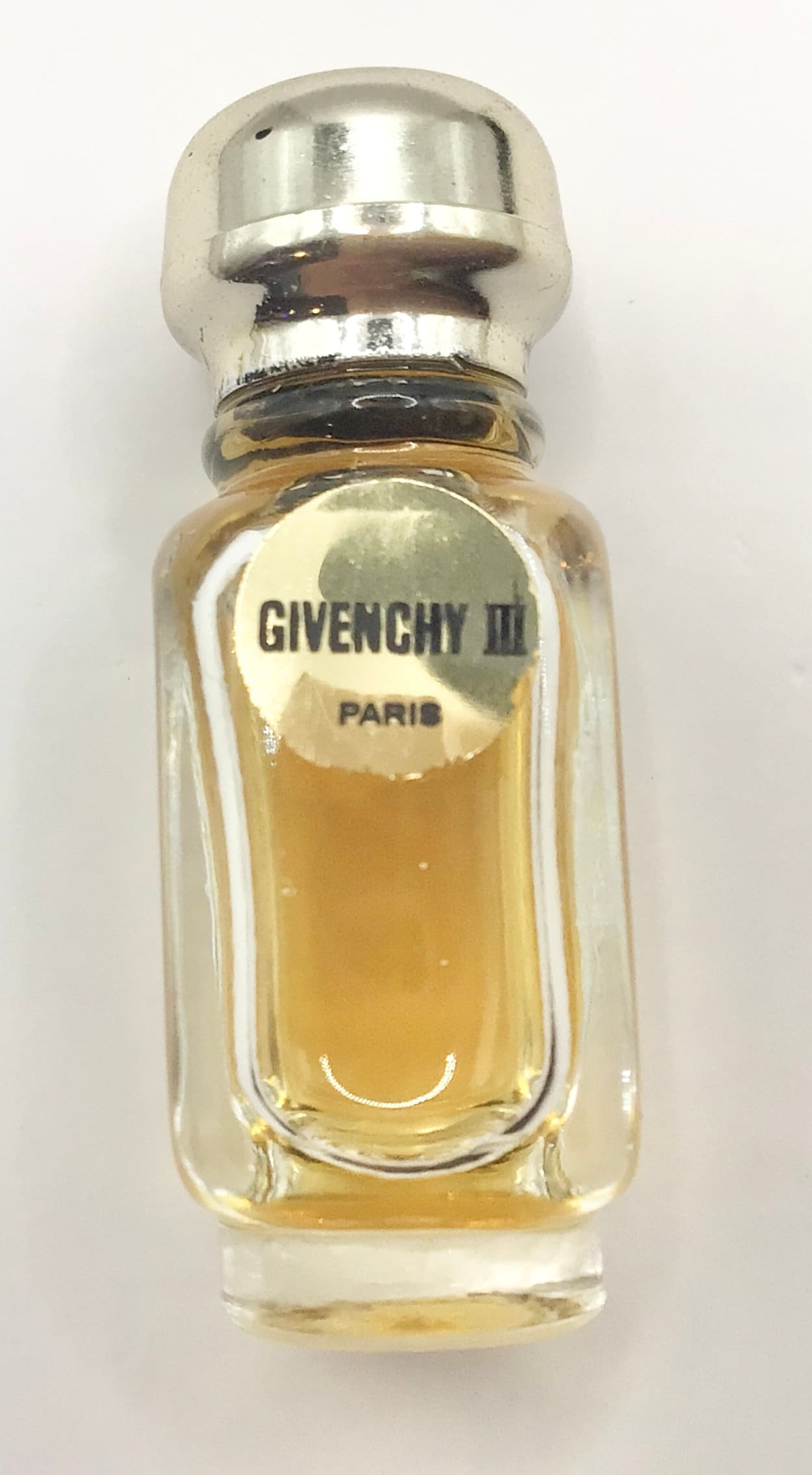 Vintage Givenchy III Miniature Perfume Bottle Mini Vial on Stand Made ...