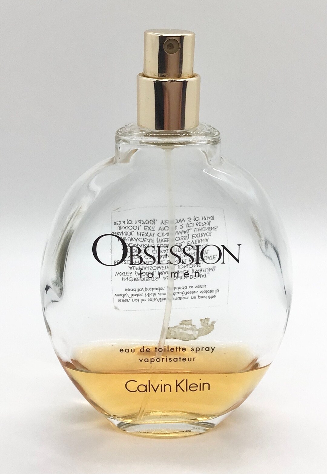 Vintage Obsession for Men Perfume Bottle Used 4 Fl Oz 125 Ml - Etsy