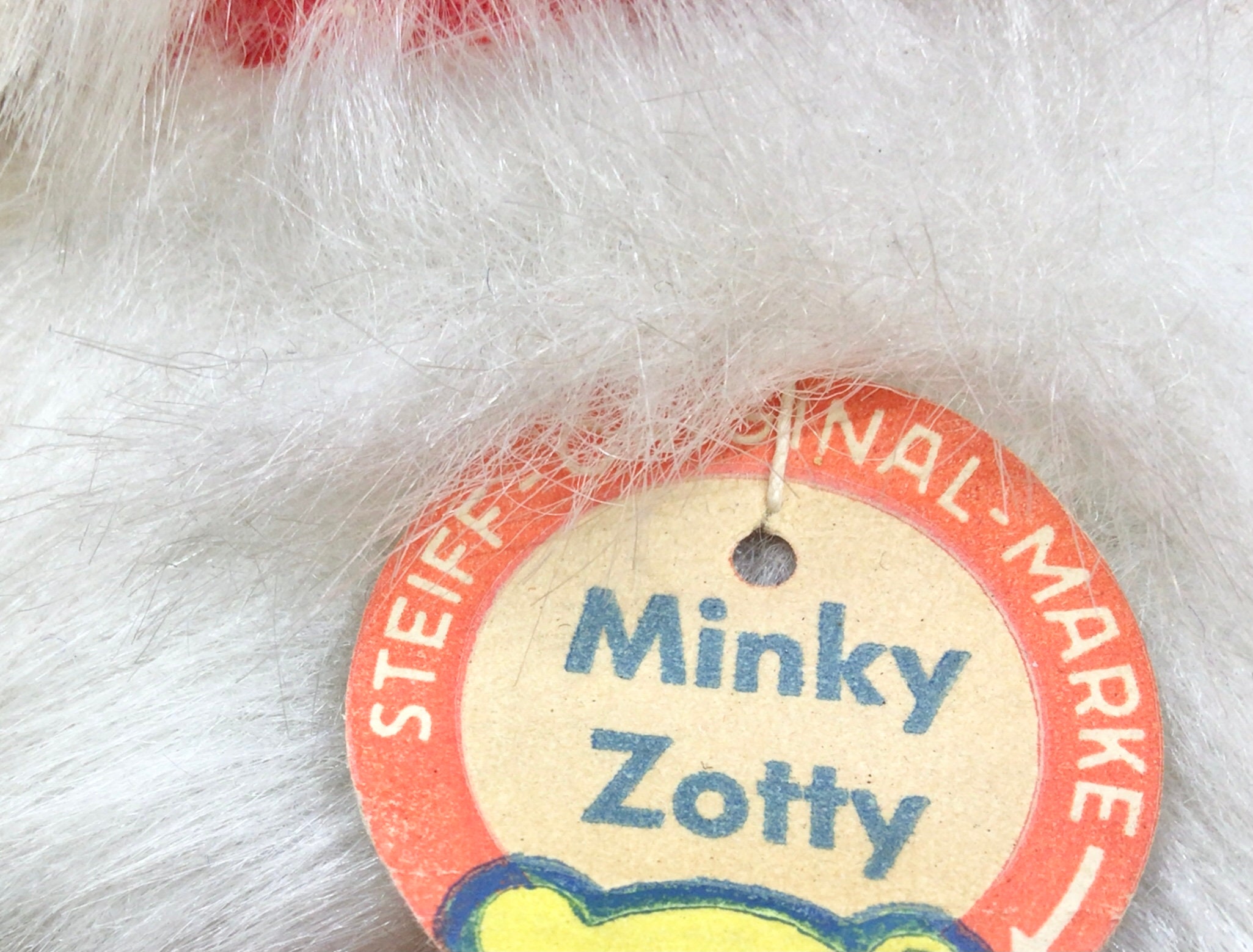 Vintage Steiff Minky Zotty Plushie Jointed Teddy Bear Germany Plush ...