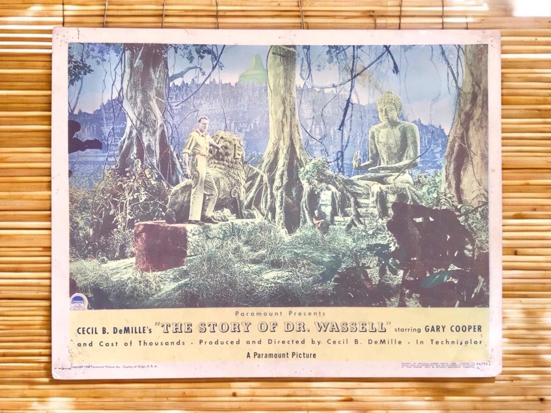 Vintage Original 1944 Movie Poster Cecille De Mille’s the Story of Dr ...