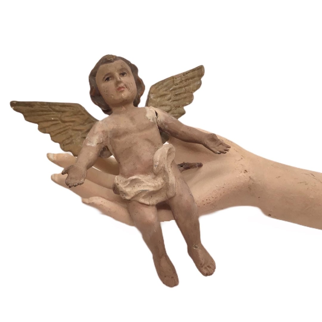 Antique Philippine Cherub Angel Statue: Folk Art Church Relic - Etsy