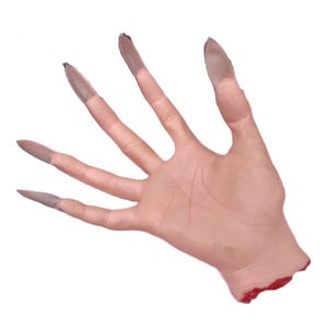 Vintage Large Rubber Witch Hand Halloween Decoration Horror Prop Spooky ...