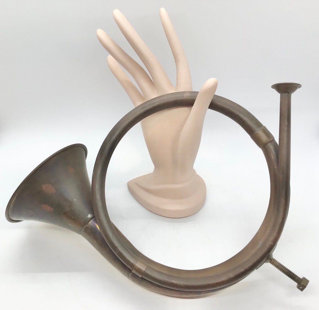 Vintage Brass Bugle Horn: Holiday Ornament, French Chic Decor - Etsy