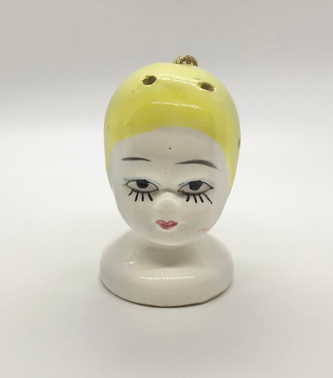 Vintage Yellow Clown Pierrot Potpourri Holder Figurine Ceramic - Etsy