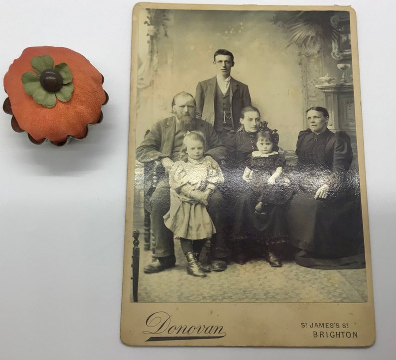 Antique Victorian Cabinet Card Family Photograph Picture Cool - Etsy