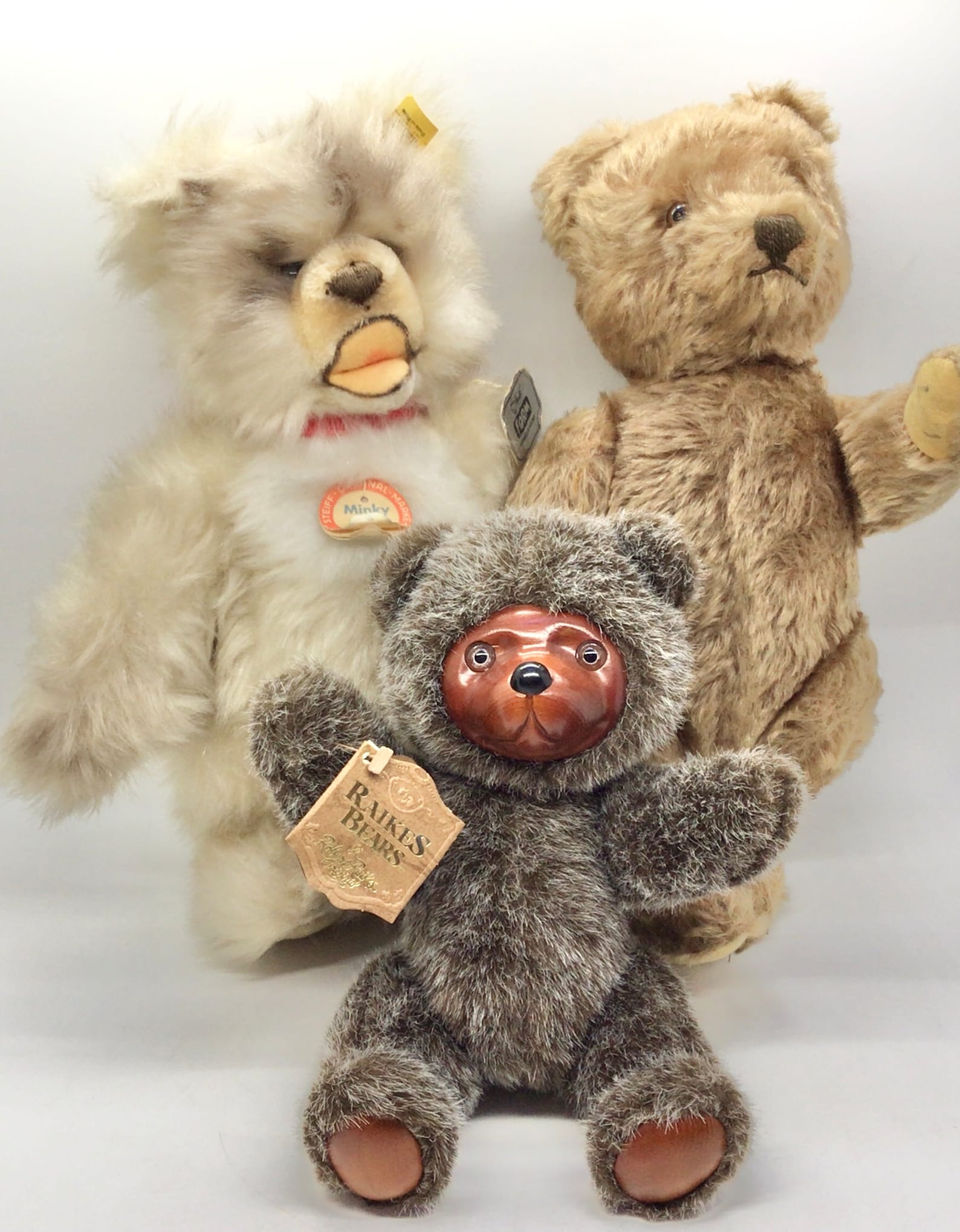 Vintage Steiff Minky Zotty Plushie Jointed Teddy Bear Germany Plush ...