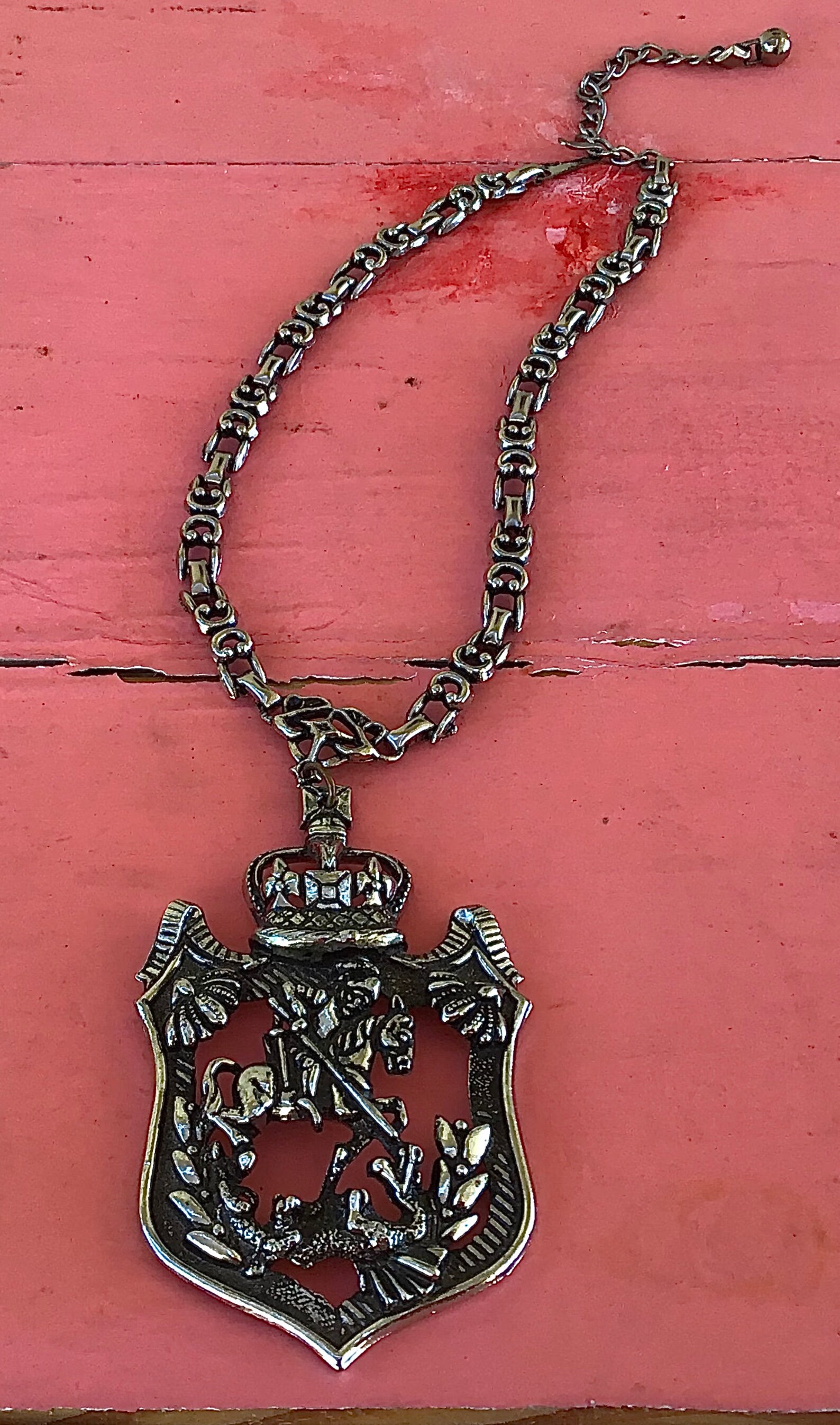 Unisex Vintage English French Knight Crown Medieval Emblem - Etsy