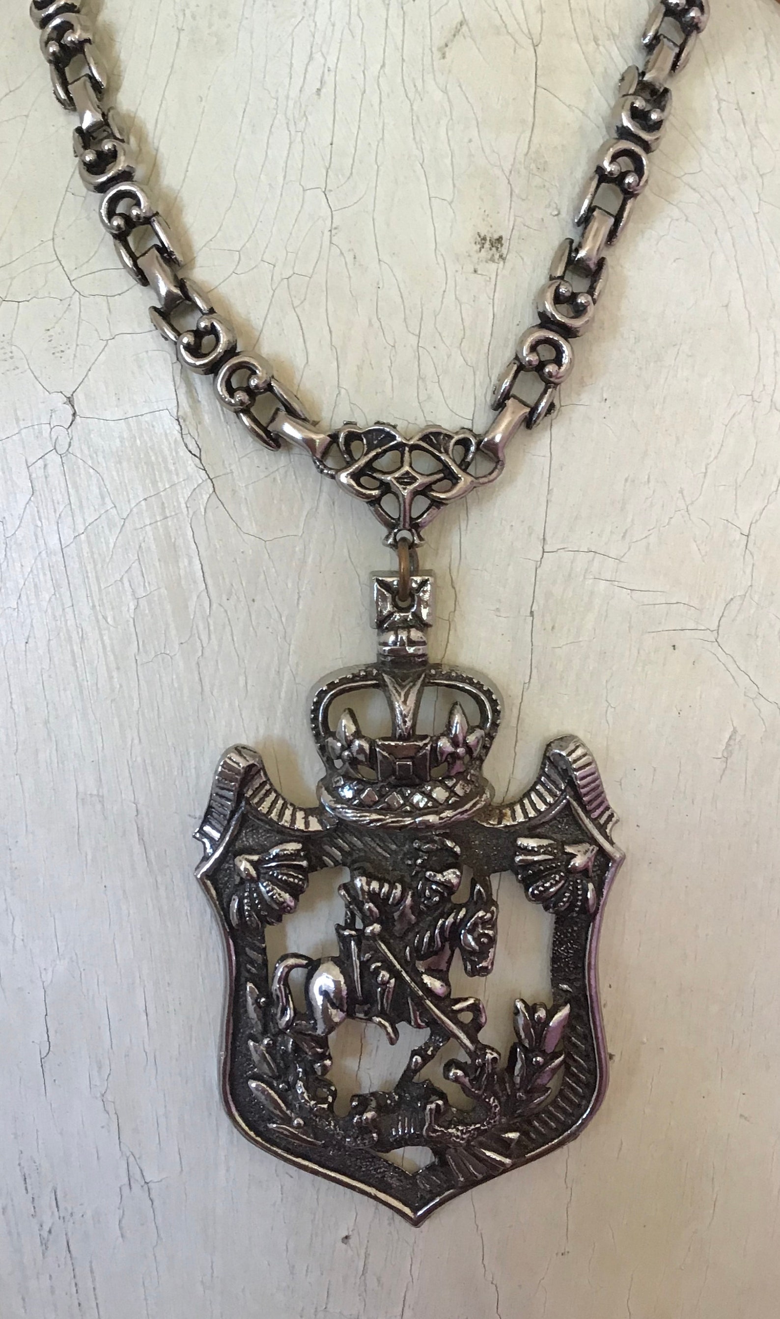 Unisex Vintage English French Knight Crown Medieval Emblem | Etsy