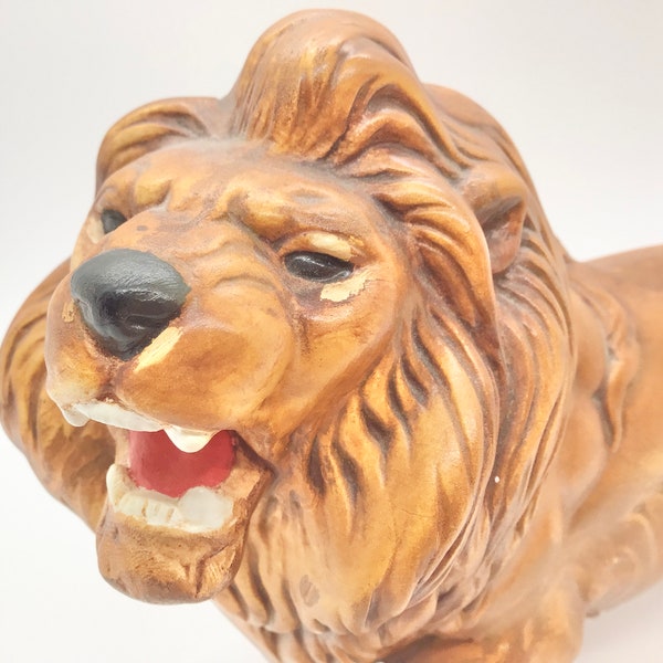 Ceramic Lion - Etsy
